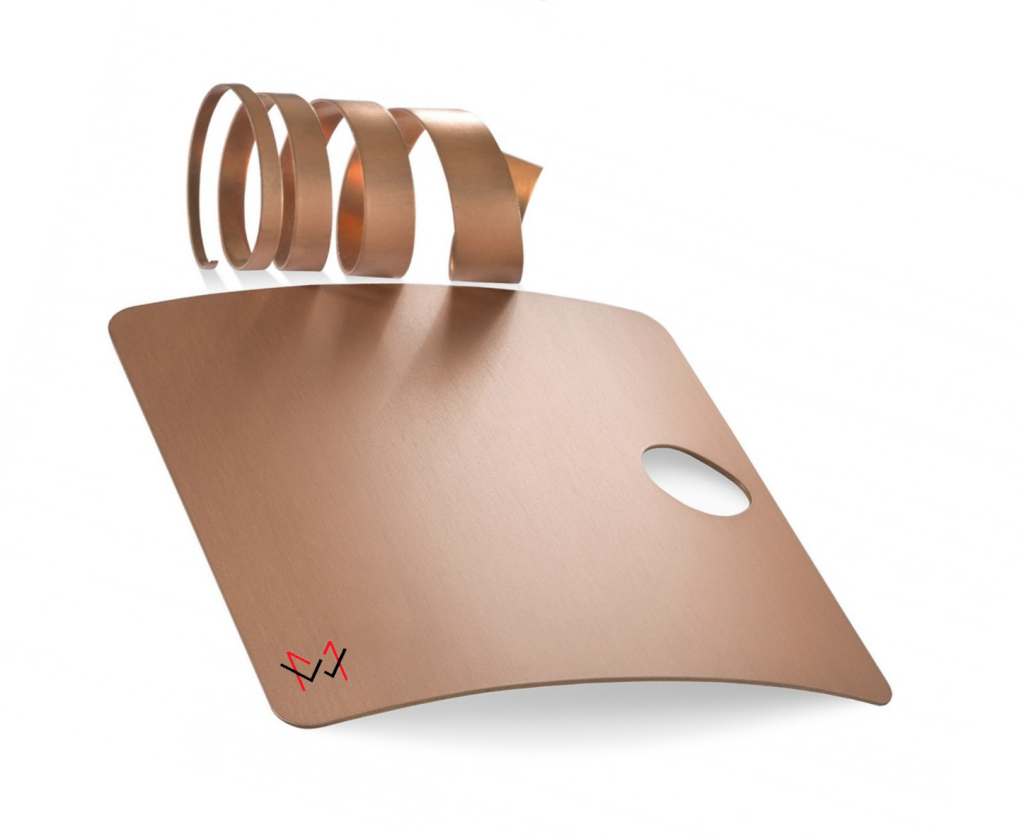 The surface Protected-scotch-brite-copper | Metal Workshop